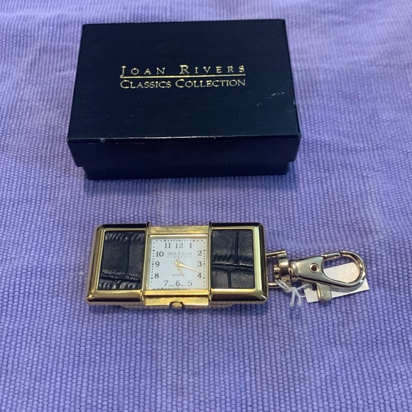 Joan Rivers | Accessories | Vintage Joan Rivers Leather Keychain Watch ...